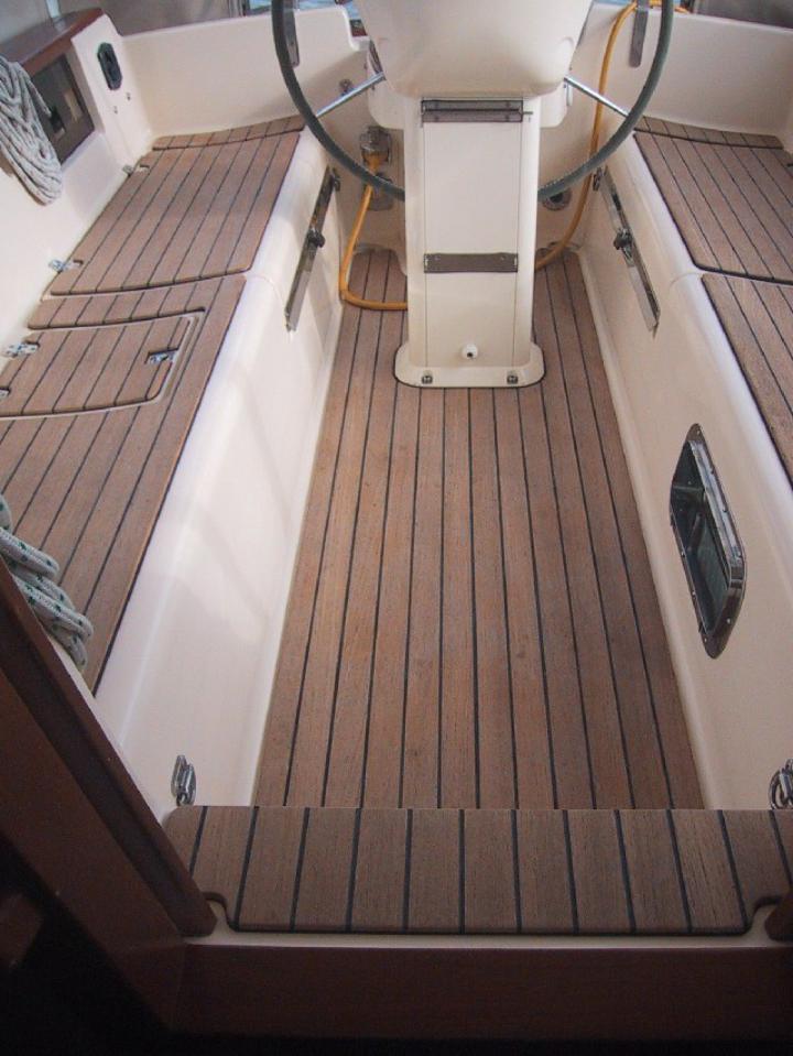 Teak Cockpit Sole and Seats