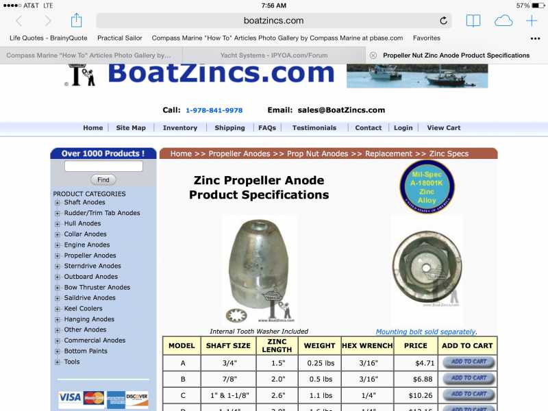 maxi prop zinc - IPYOA.com/Forum