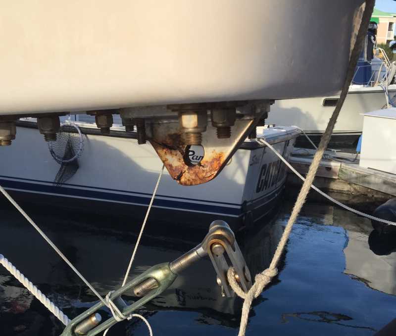 Bobstay Chainplate Bowsprit - IPYOA.com/Forum