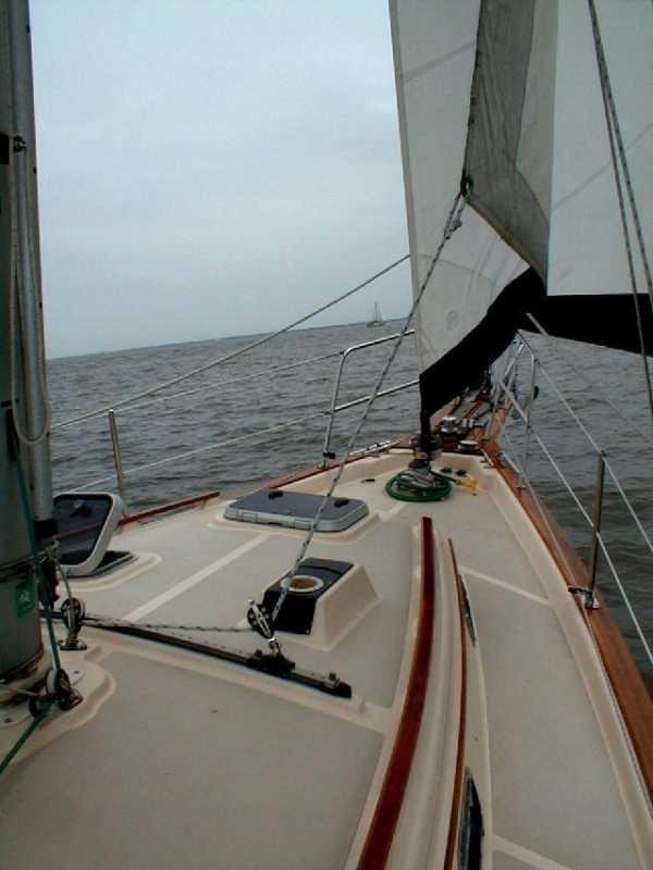 IP-38 loose footed stay sail (boom removal) - IPYOA.com/Forum