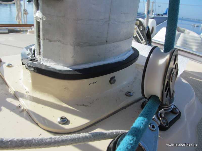 Mast Boot Deck Pin Mast Collar - IPYOA.com/Forum